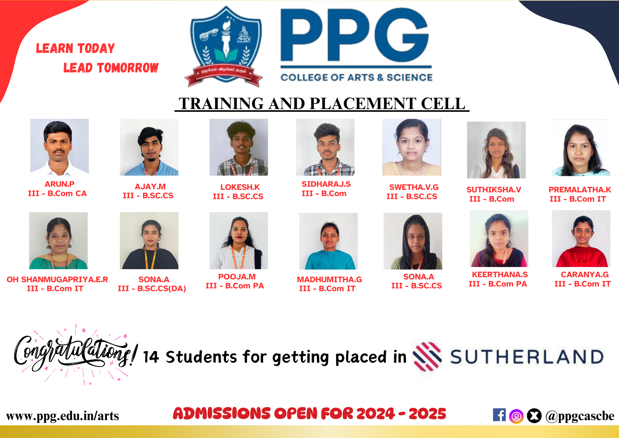 Placement Cell | PPG College of Arts and Science